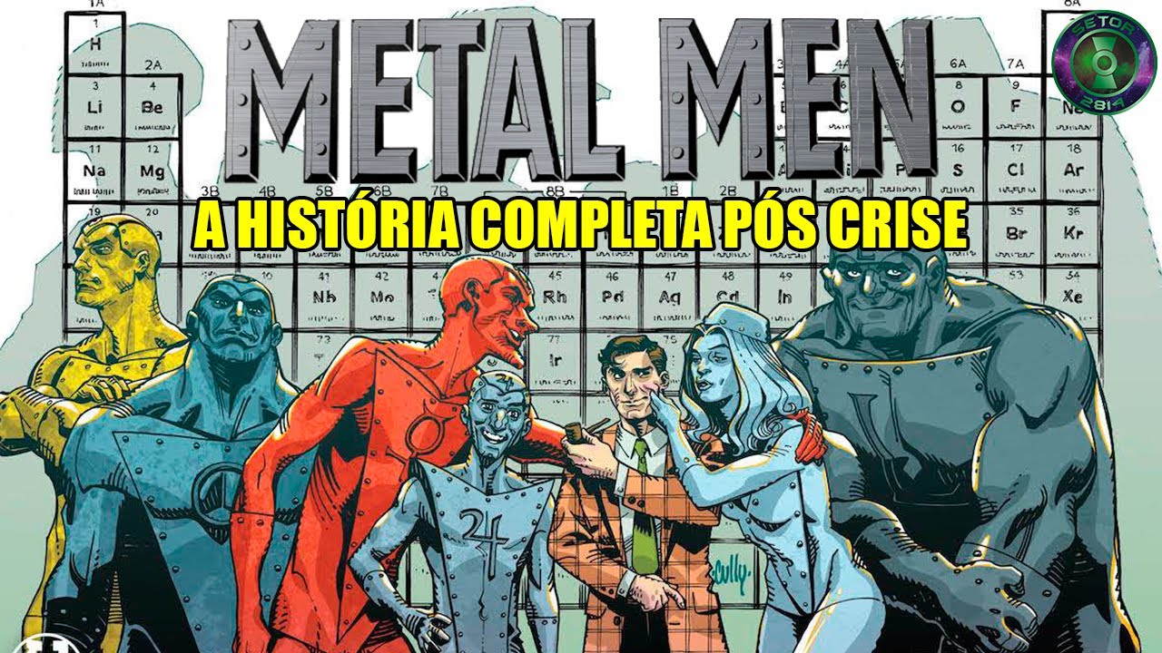 [Parte 3 de 4] - Os Homens Metálicos Pós Crise - Metal Men - YouTube