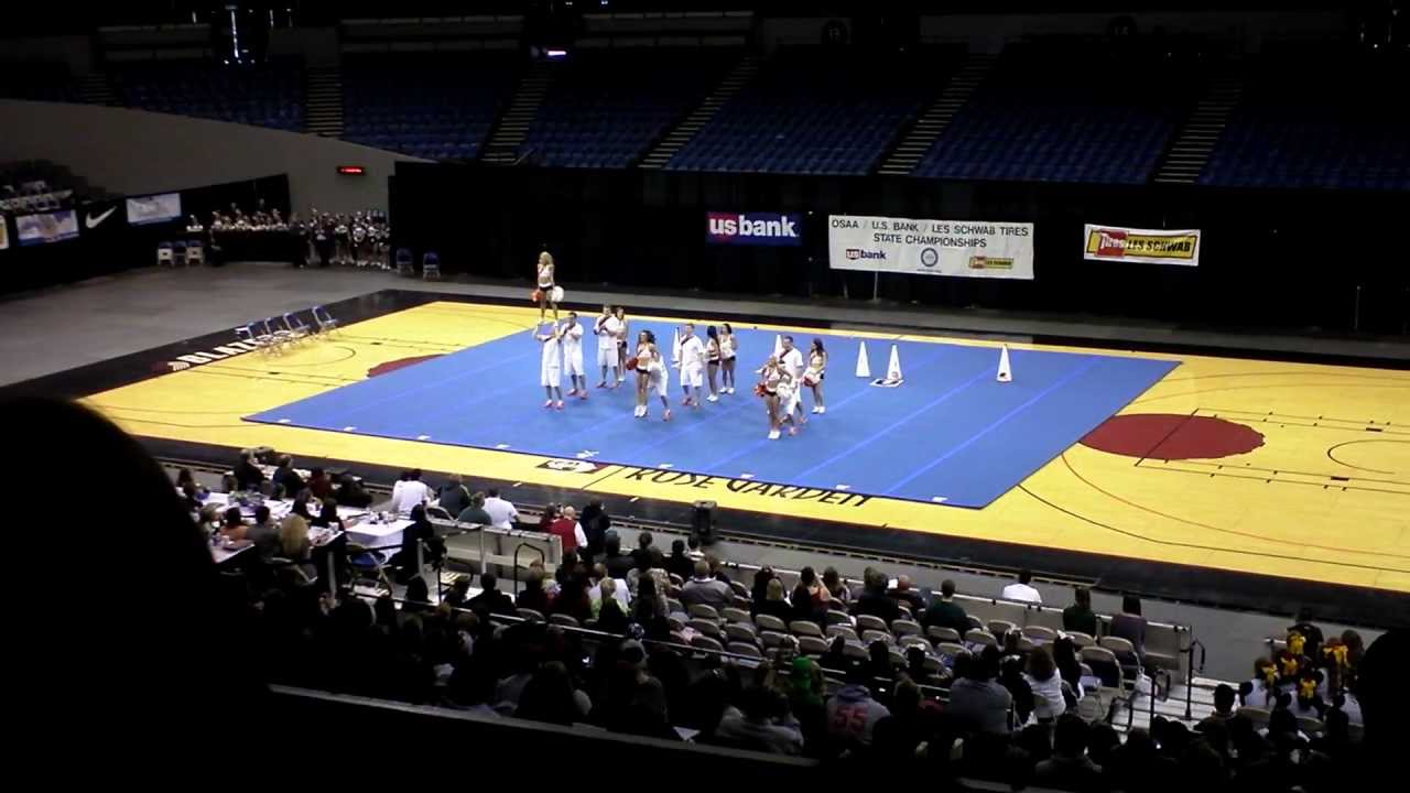OSU Cheerleaders - OSAA Cheer Competition 2012 - YouTube