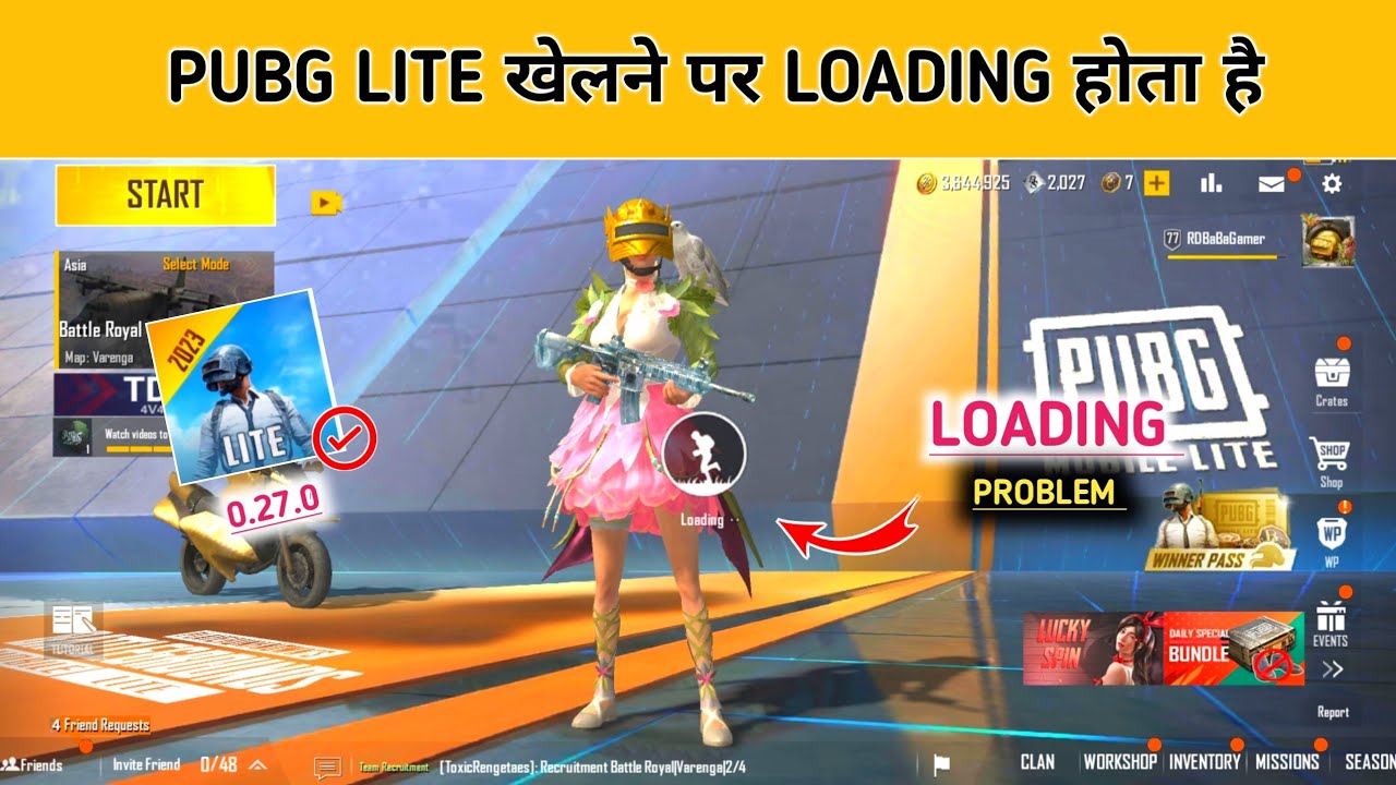 Pubg Lite Loading Screen Problem | Pubg Lite 0.27.0 Update Loading ...