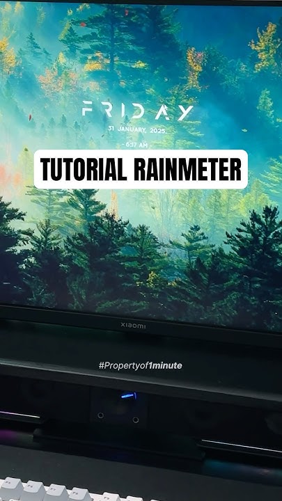 Tutorial rainmeter. Bikin tampilan desktop kalian makin cakep. #rainmeter #tutorialrainmeter ...