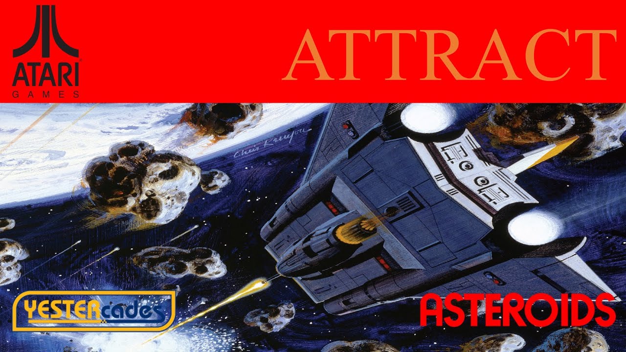 Asteroids (Atari 2600) - Attract Mode - YouTube