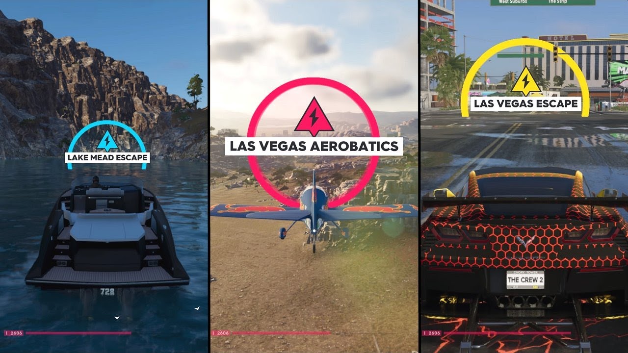 The Crew 2 How To: 'Fabulous Las Vegas' Summit Skills, Escape ...