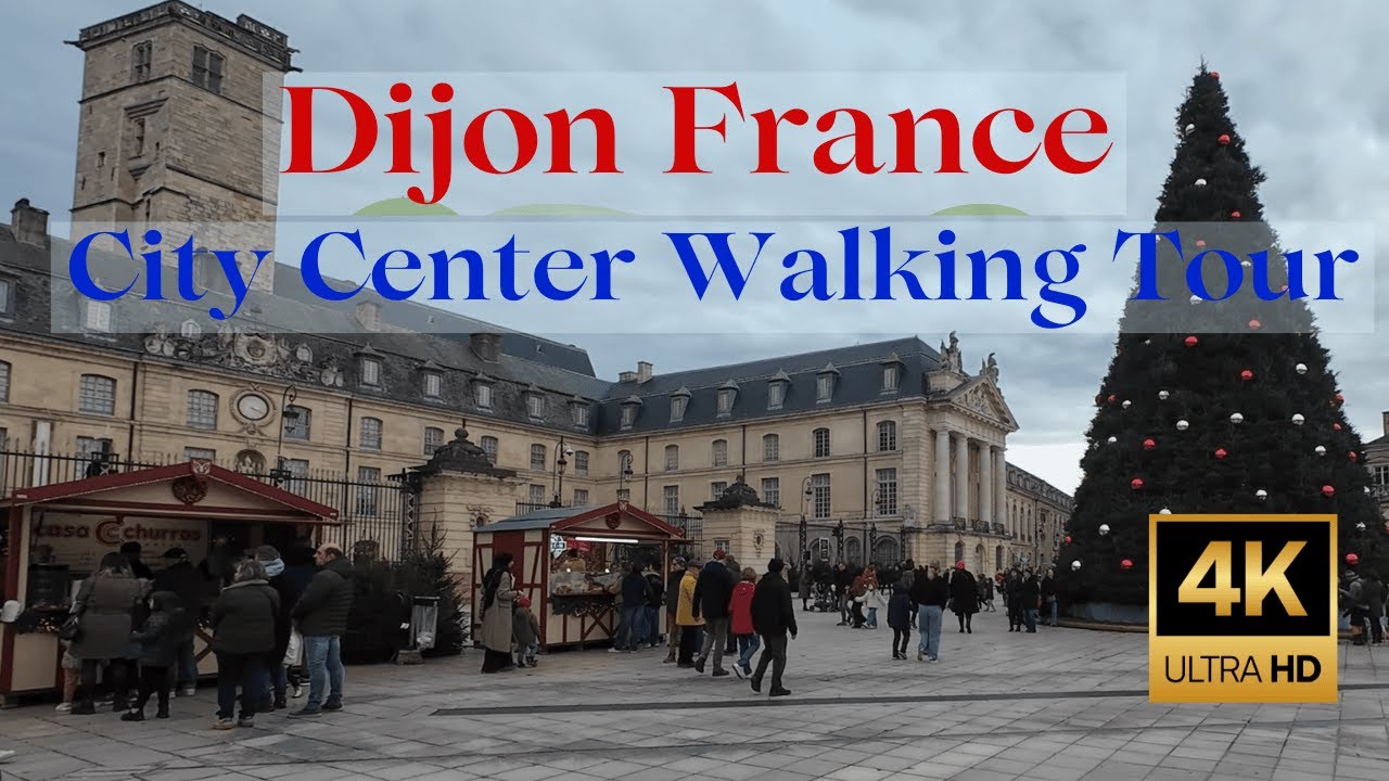Dijon France City Center Walking Tour - YouTube