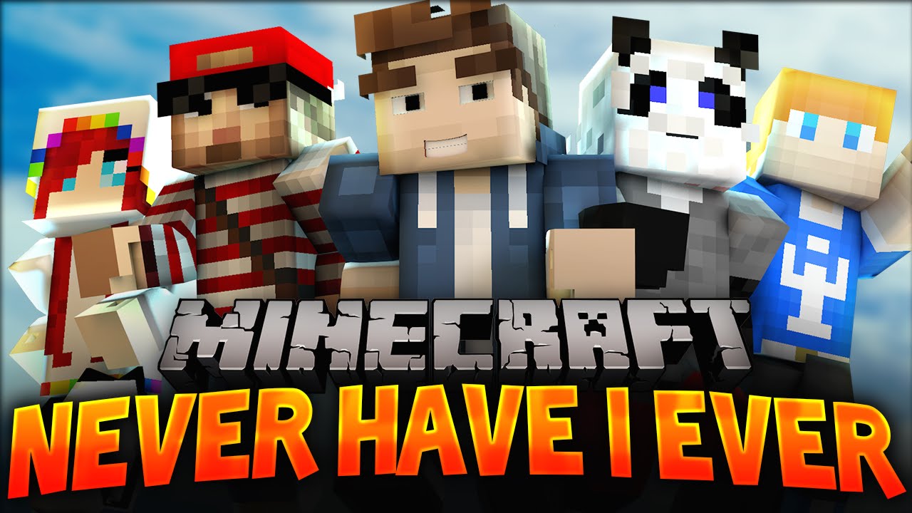 Minecraft: NEVER HAVE I EVER! w/ Friends (Custom Mini-Game) - YouTube