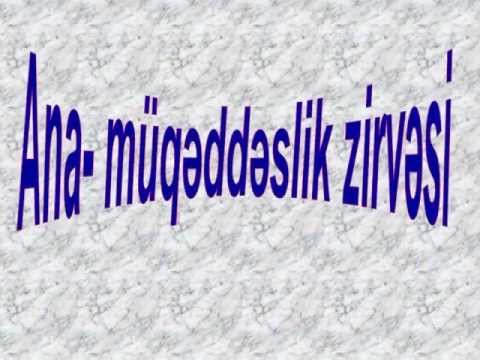 Zərifə Xanım Əliyevanın xatirəsinə həsr olunmuş təqdimat!