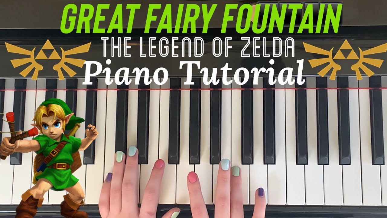 Great Fairy Fountain from The Legend of Zelda - Easy Piano Tutorial ...