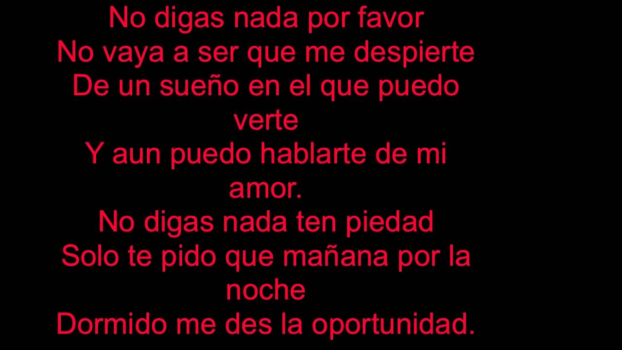 Cali & El Dandee - No Digas Nada Deja Vu (Lyric Video) - YouTube