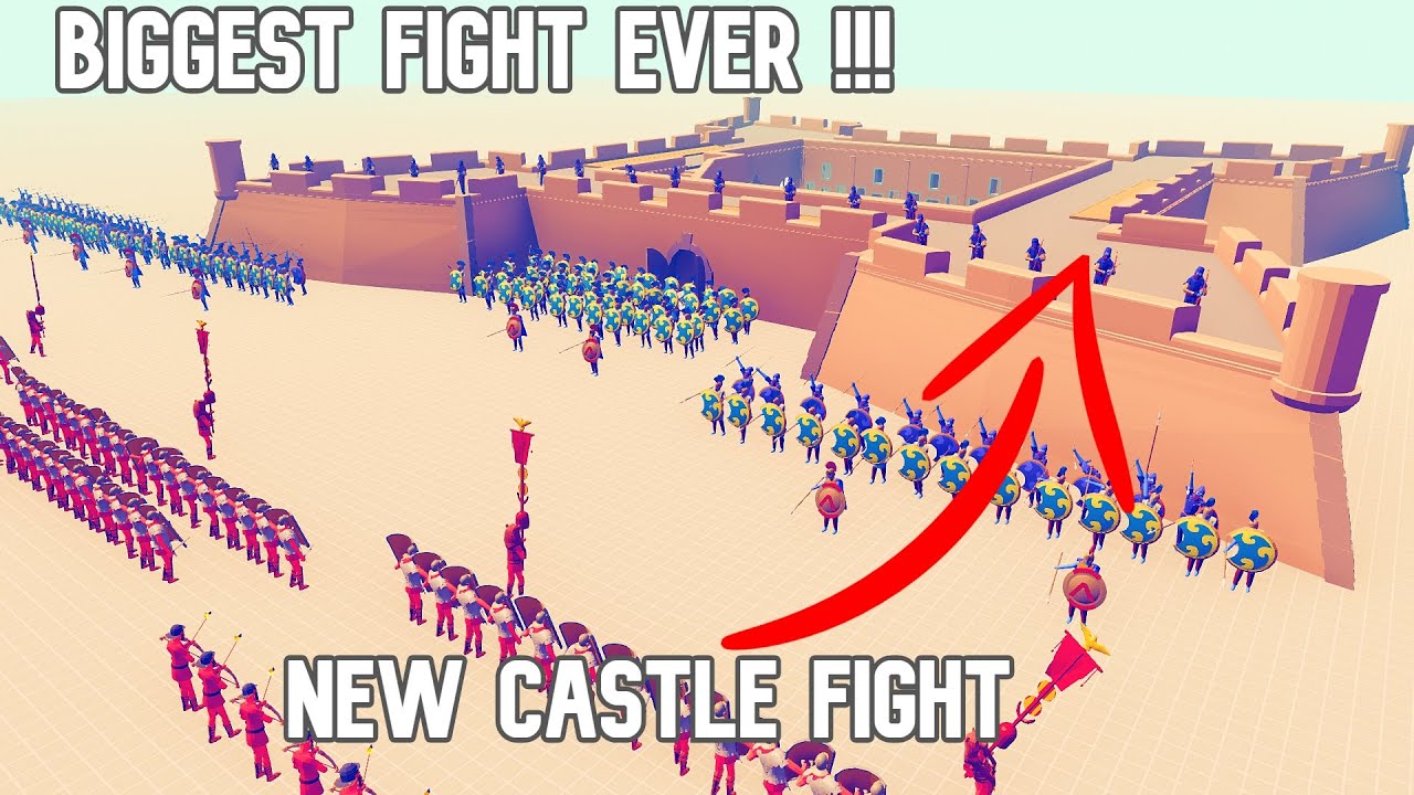 TABS - BIGGEST CASTLE FIGHT EVER !!! - TABS NEW SECRET UNITS - TABS ...