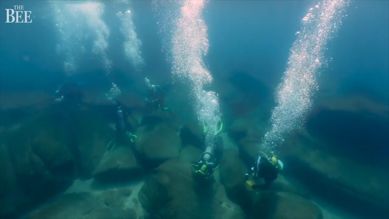 Scuba Divers Cleaning Up The Mess! Pick Up Tons Of Underwater Trash ...