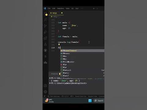 Clone Object Creating #javascript #nodejs #javadeveloper #javascripttutorial #javascriptengineer ...