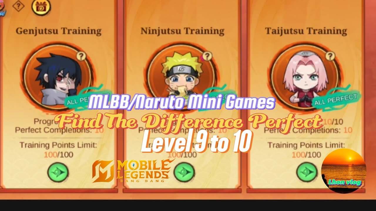 Find The Difference Genjutsu/Ninjutsu and Taijutsu Perfect 9 to 10 MLBB ...