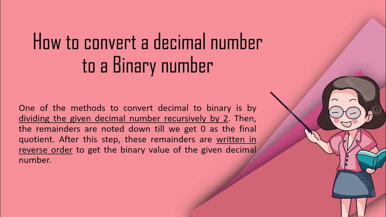 How to Convert Decimal to Binary Easily | Quick 2 minutes Tutorial ...