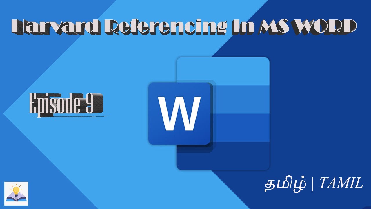 Harvard Referencing In MS WORD Tamil Episode 9 Nixsala harvard-referencing-in-ms-word-tamil-episode-9-nixsala