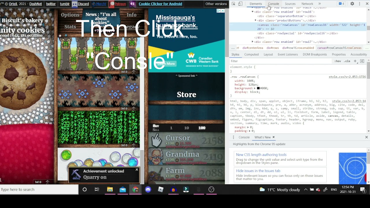 How To Get Inf. Cookies In Cookie Clicker - YouTube