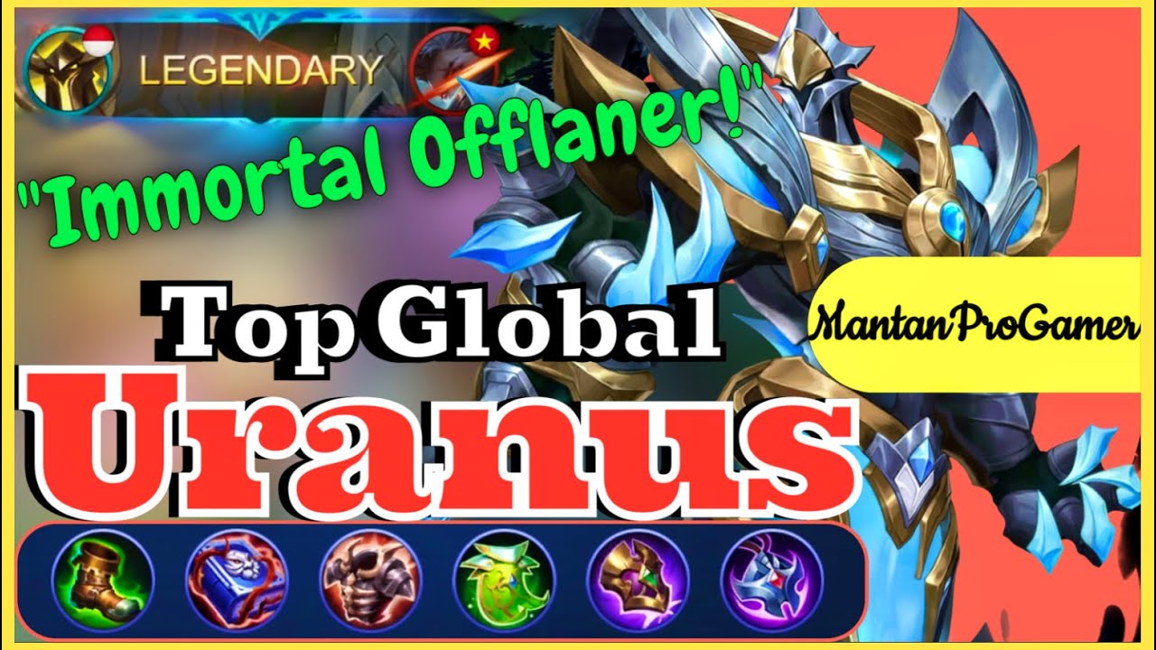 THIS HERO CARRIES A HEALING FOUNTAIN! TOP GLOBAL URANUS BEST ITEM BUILD ...