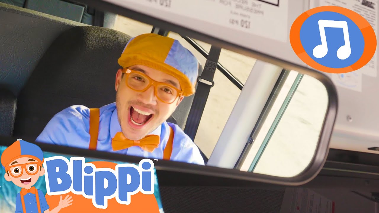 🚌 WHEELS ON THE BUS 🚌 | Blippi Songs｜Kids Songs｜Trucks for Kids - YouTube