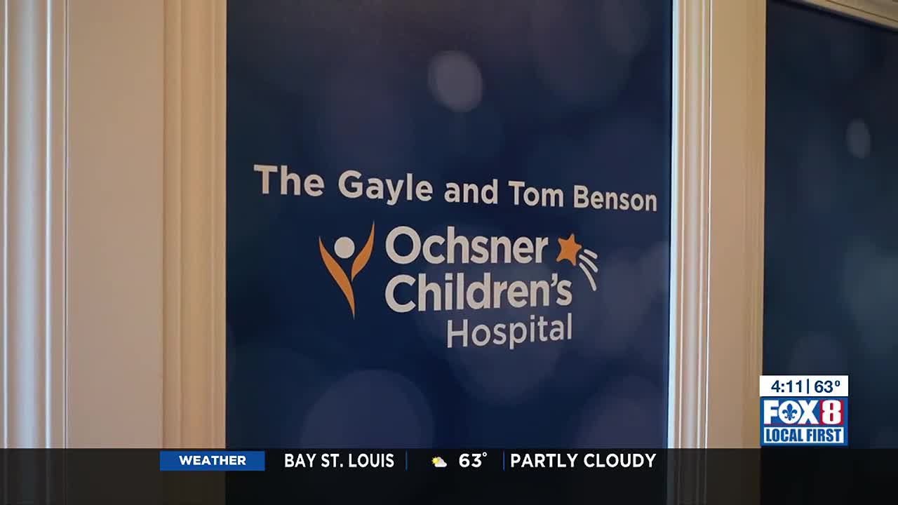 Ochsner announces the new Gayle and Tom Benson Children's Hospital - YouTube