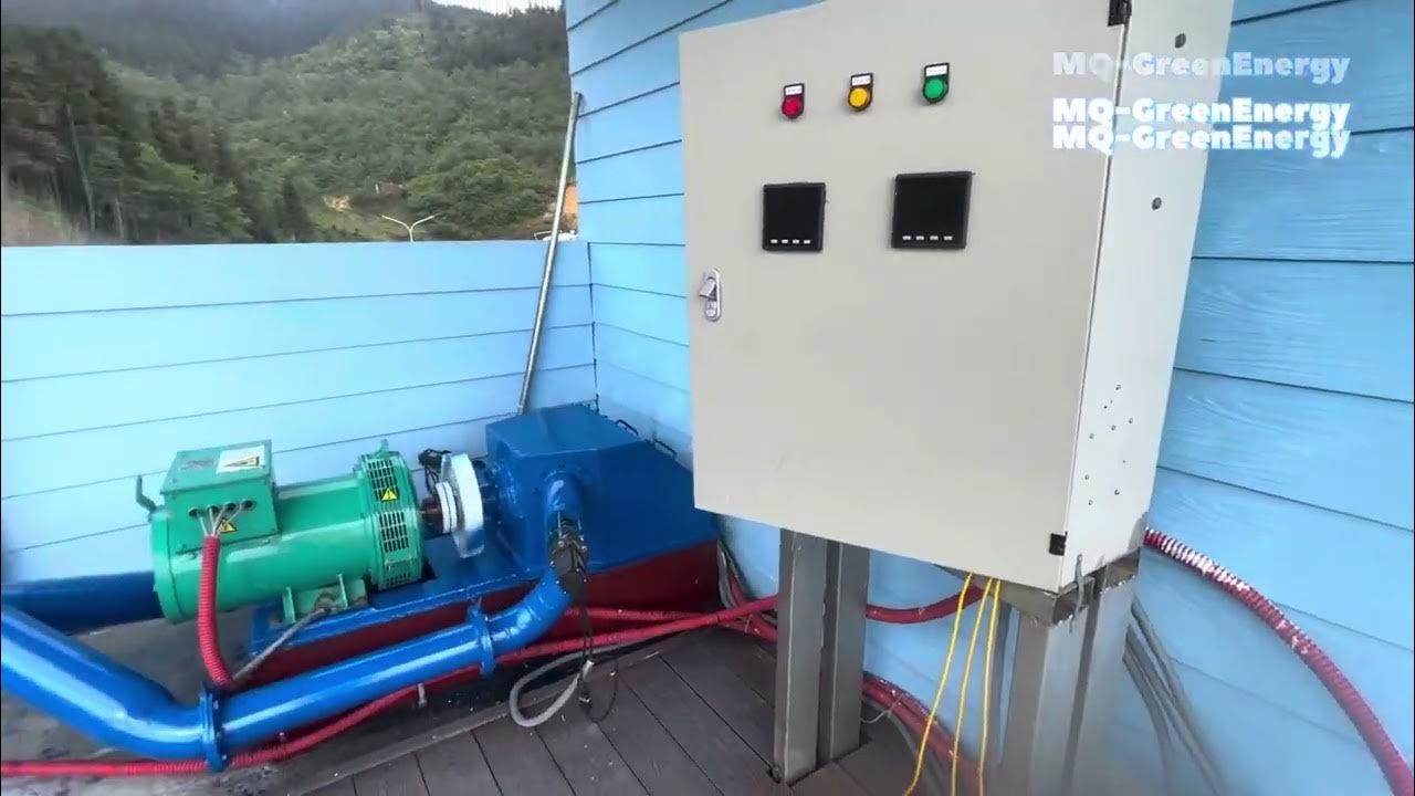 Thuỷ Điện Mini 30kw - Turgo Turbine - Năng lượng sạch bền vững - YouTube