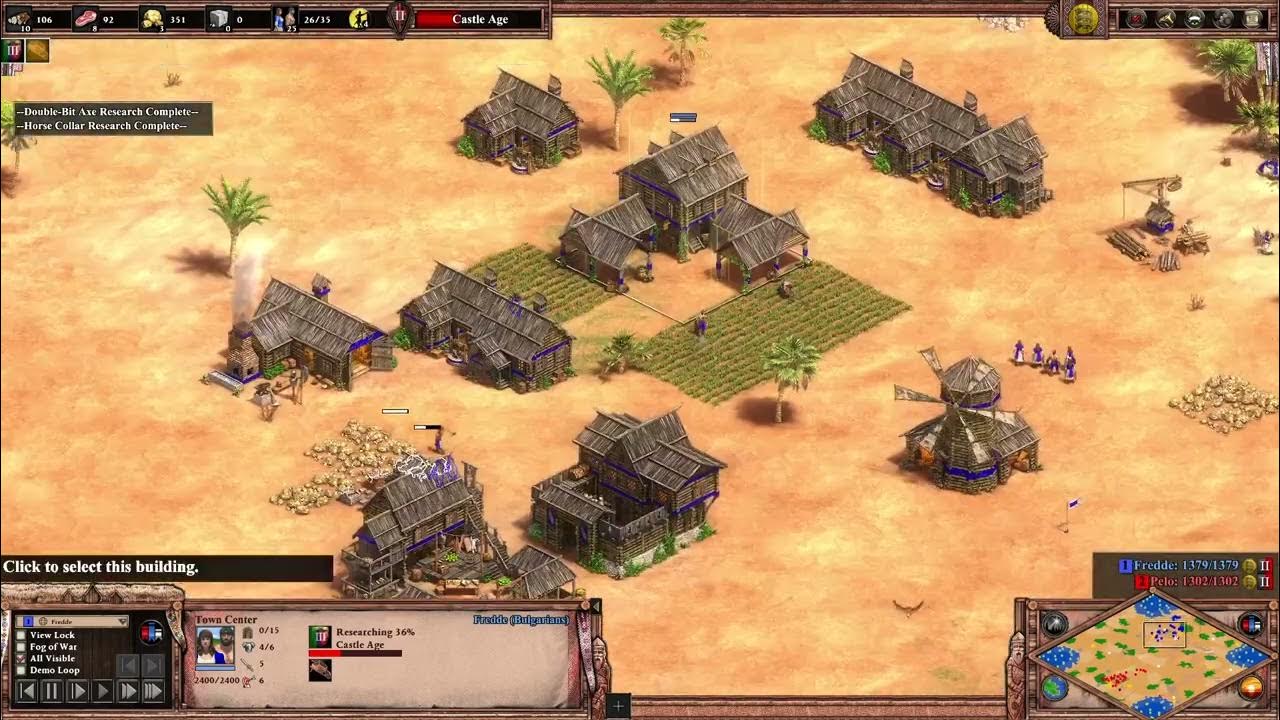 Mirror Civilization | 1 VS 1 Ranked | 400 Elo | Four Lakes | AOE2 ...