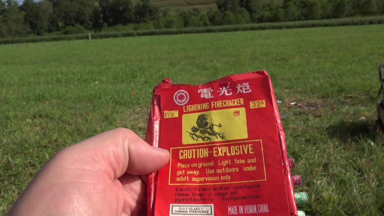 Red Lantern Brand- Lightning Firecrackers -DOT CLASS C OLD FIRECRACKERS ...