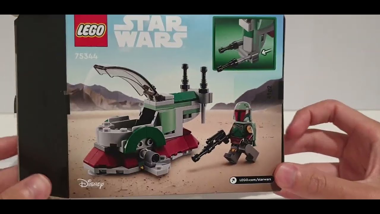 Reviewing LEGO Star Wars 75344 - Boba Fett's Slave 1 Microfighter from ...