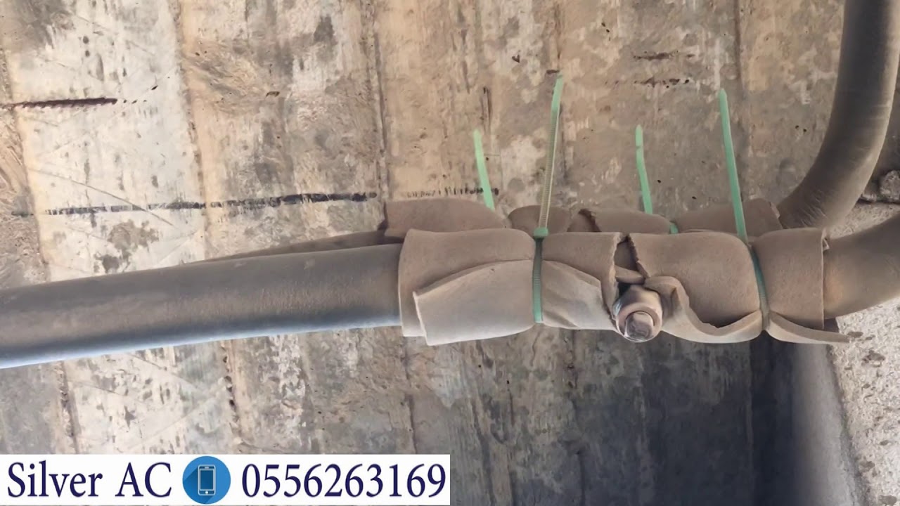VRV VRF GMV5 copper pipe installation with Y Branch الفديو رقم 8 من ...