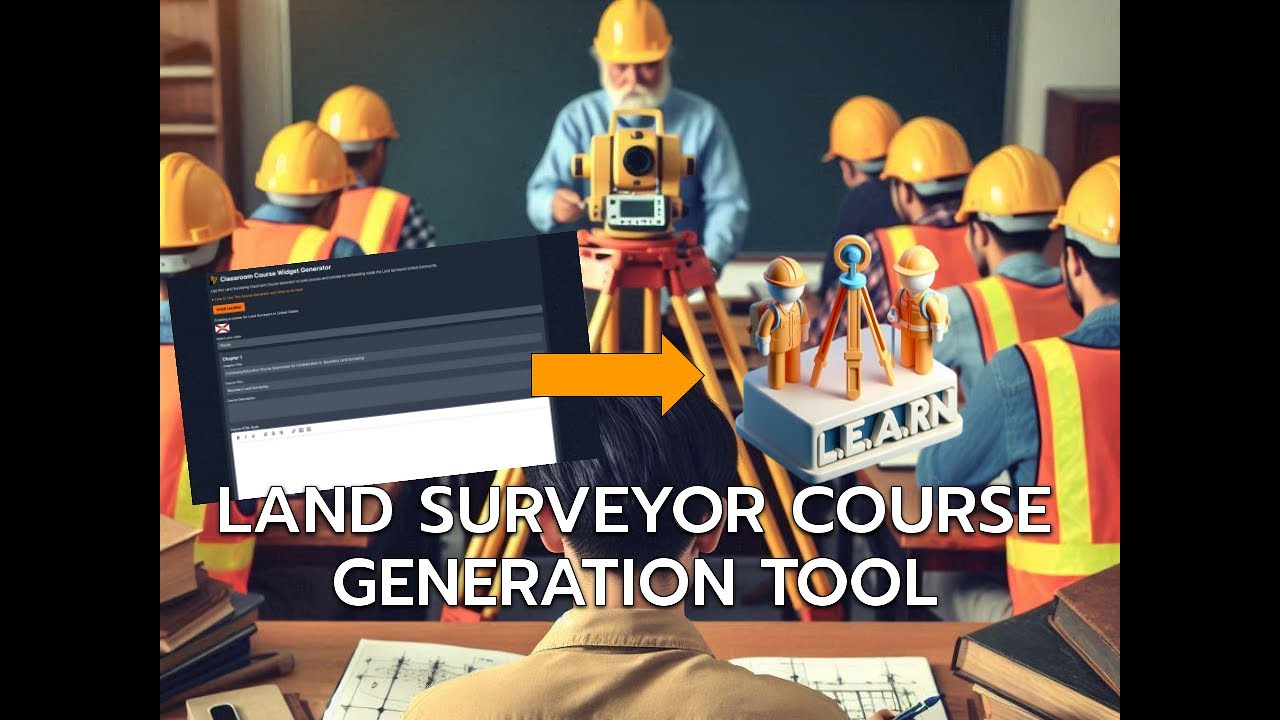 Land Surveying Course Generation Tool - L.E.A.R.N SURVEYING - YouTube