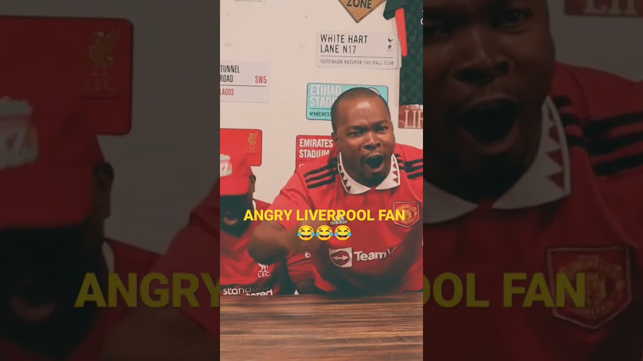 Liverpool fan angry after losing to Man united 😂🤣🤣😂 #manchesterunited # ...