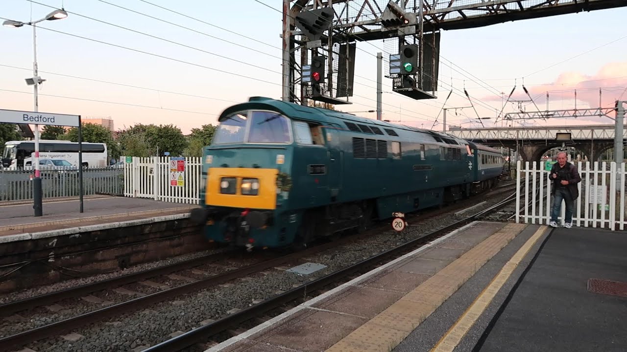 D1015 Western Champion at Bedford with Westbury Wizzo railtour 06/07 ...