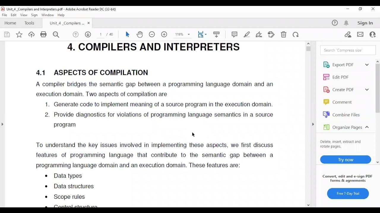 Unit 4 - Compilers and Interpreters - YouTube