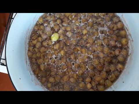Qozlu ağ gilas mürəbbəsi(white cherry jam with walnuts)@Tasty-lezzetli
