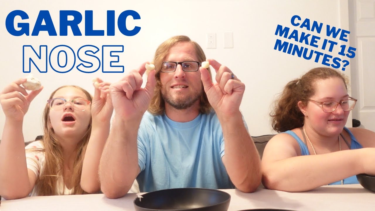 Garlic In Your Nose? Challenge! - YouTube