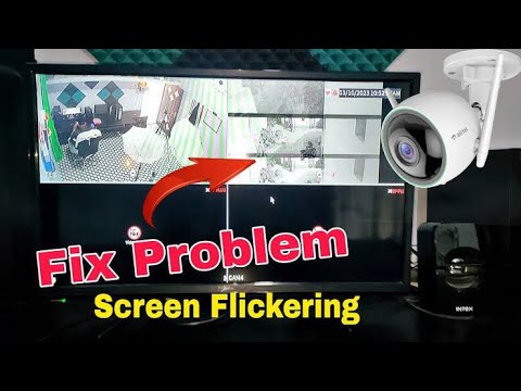 How to fix Cctv camera ip camera screen flickering issue solution #cctvcamera #security #home