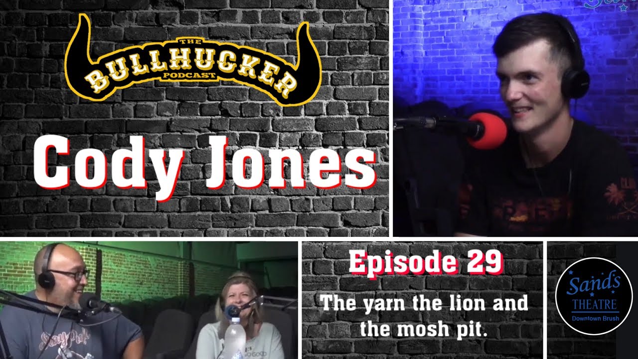 Episode 29 Cody Jones. The yarn the lion and the mosh pit. - YouTube