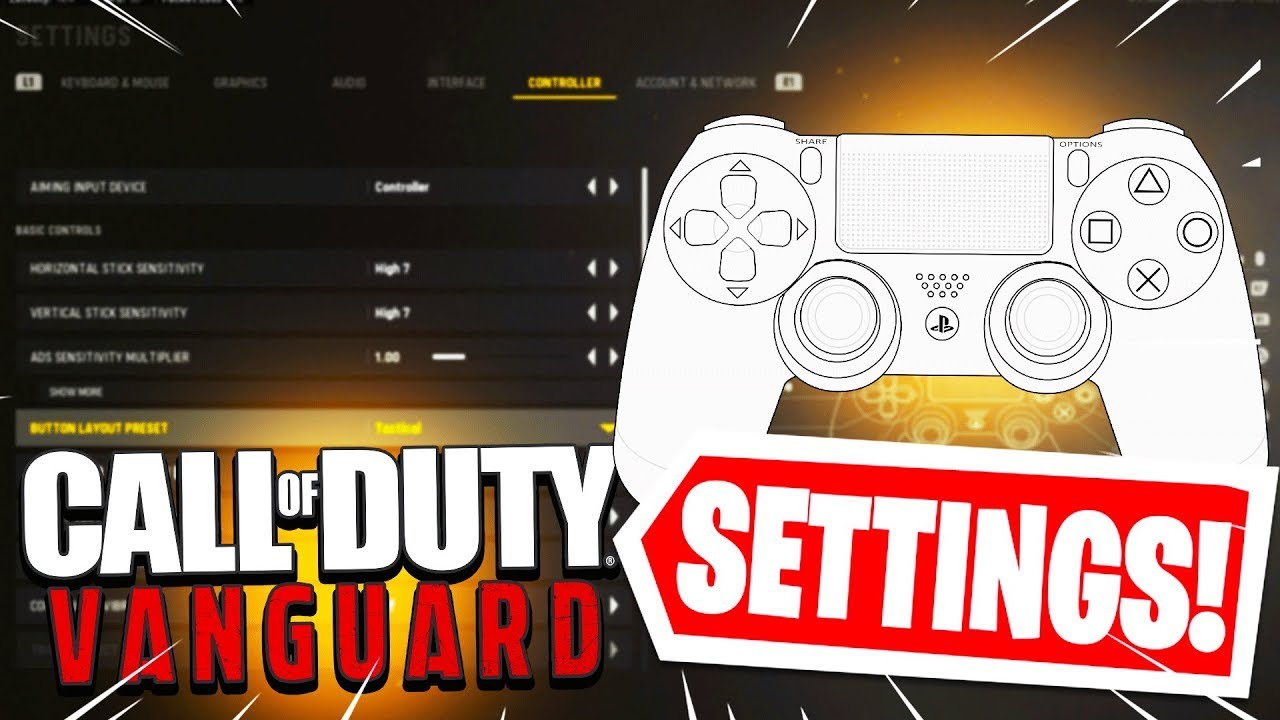 La MEJOR CONFIGURACIÓN y SENSIBILIDAD para VANGUARD (MANDO - PC ...