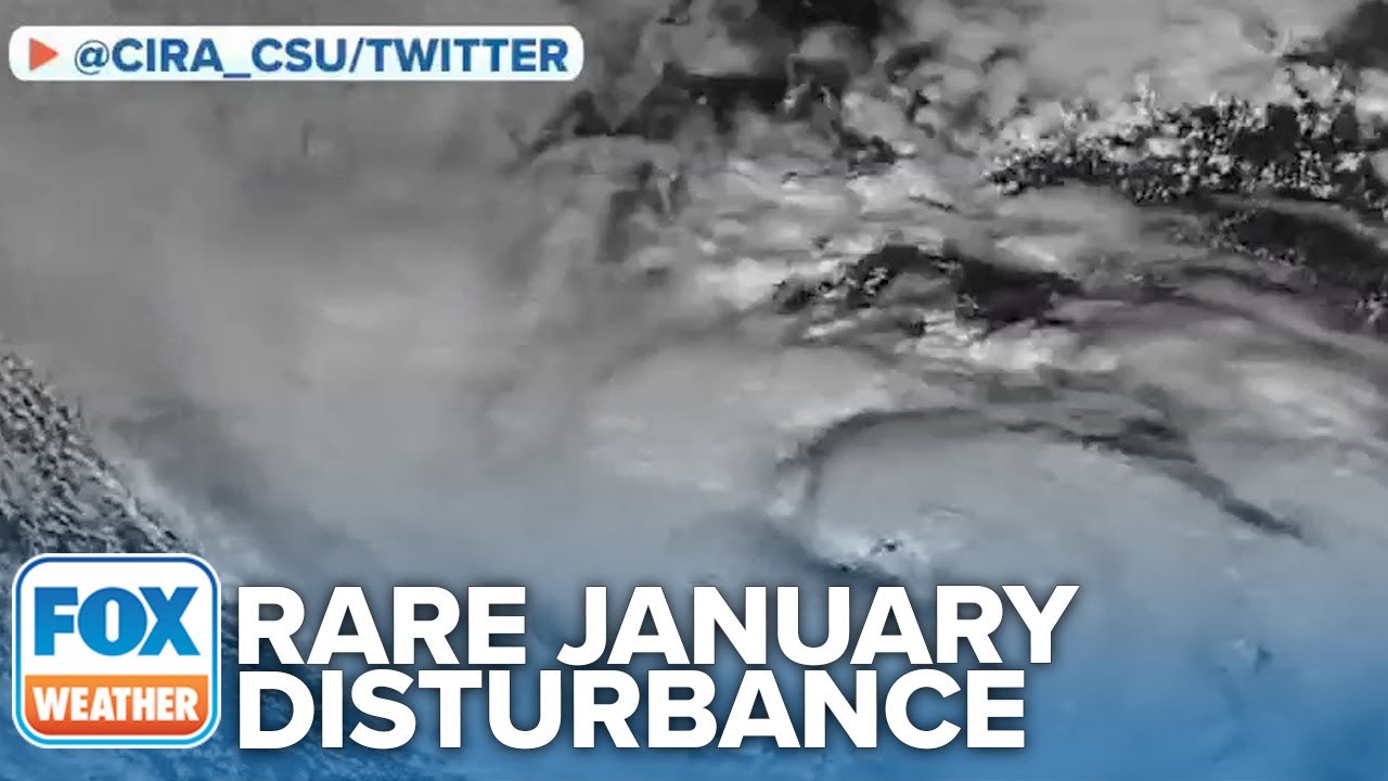 Rare January Tropical Disturbance Being Monitored In Atlantic - YouTube