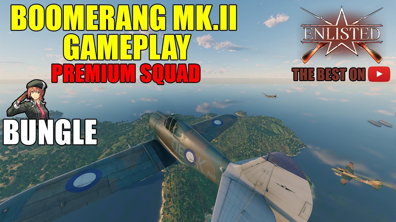 Boomerang Mk.II Gameplay || New Australian Pacific Fighter [ENLISTED ...