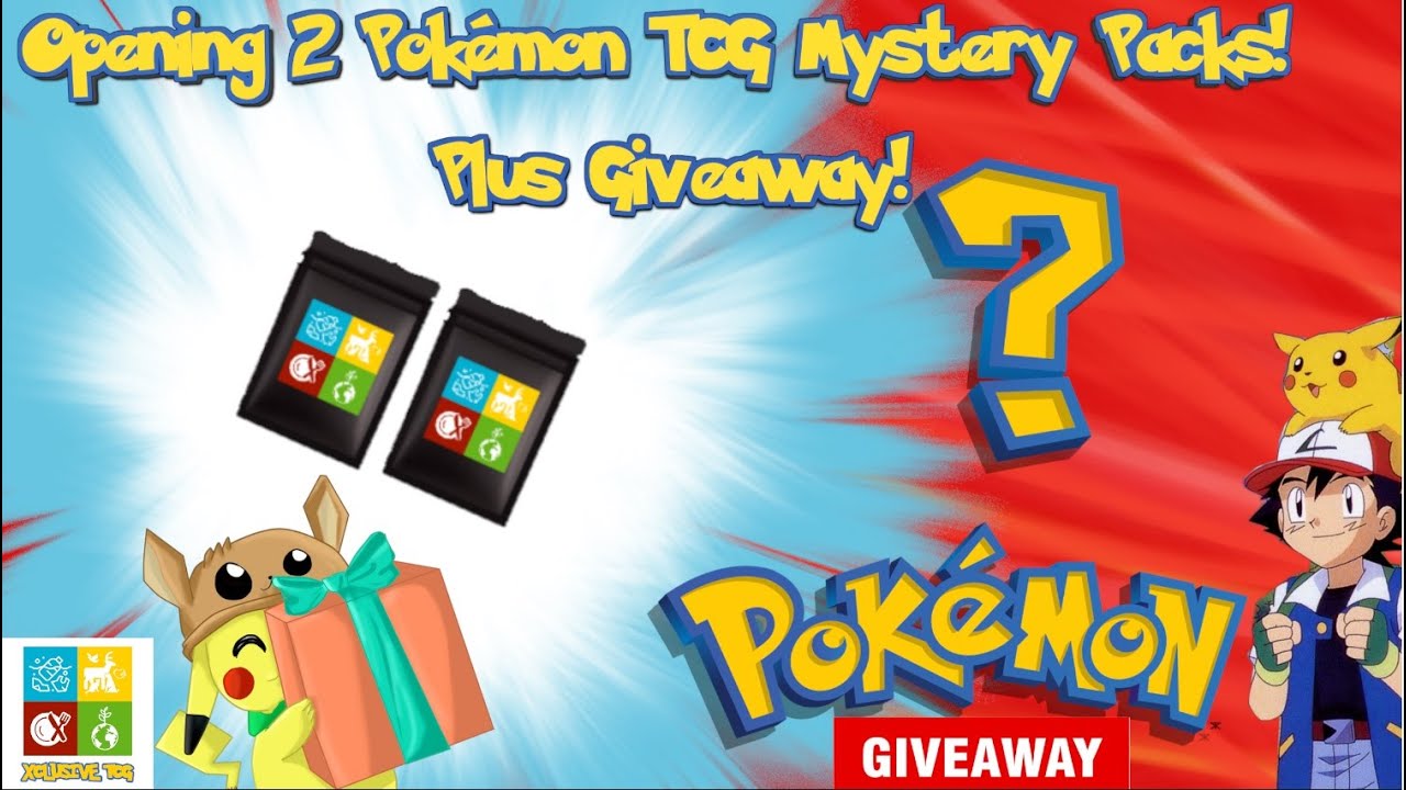 Opening 2 Pokemon TCG Mystery Packs! Plus Giveaway! S02E05 - YouTube
