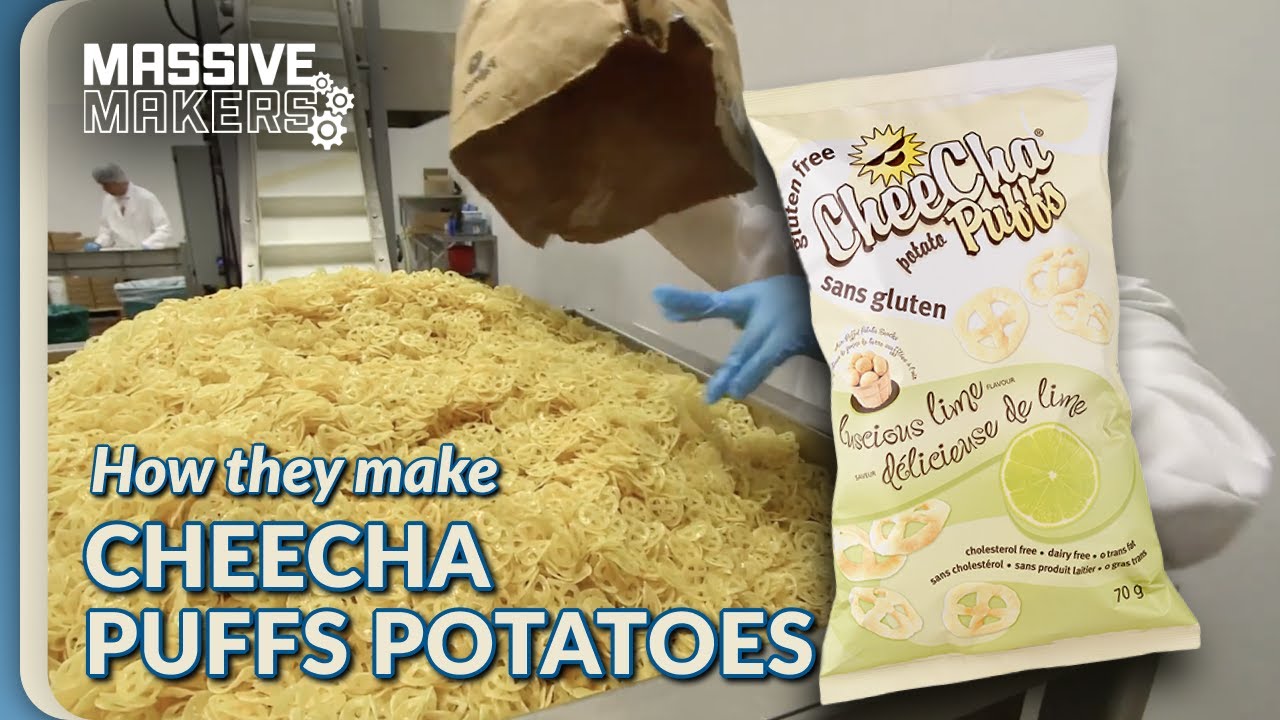 Hot Air Puffing Creates the Perfect Snack! | Food Factory - YouTube