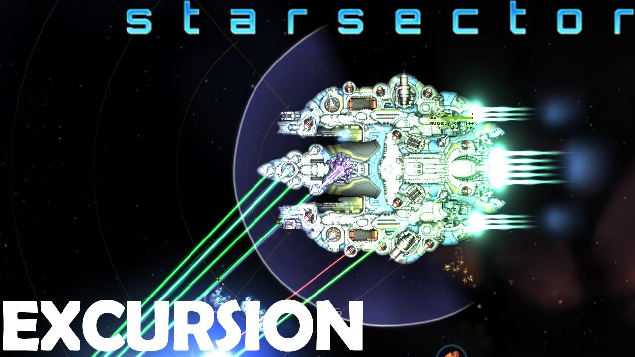 Starsector Excursion Battlecarrier - YouTube