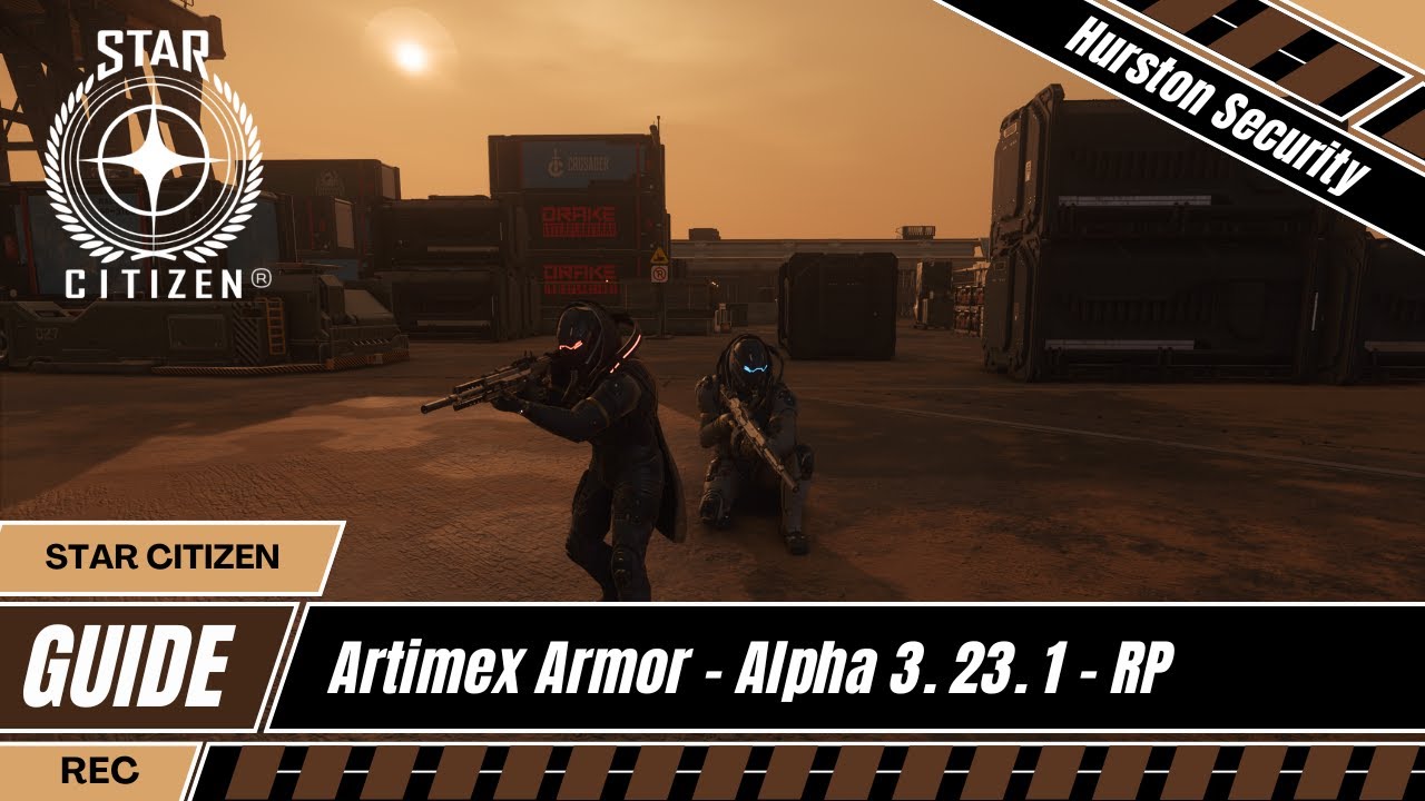 STAR CITIZEN - ARTIMEX ARMOR - ALPHA 3.23.1 - RP - YouTube