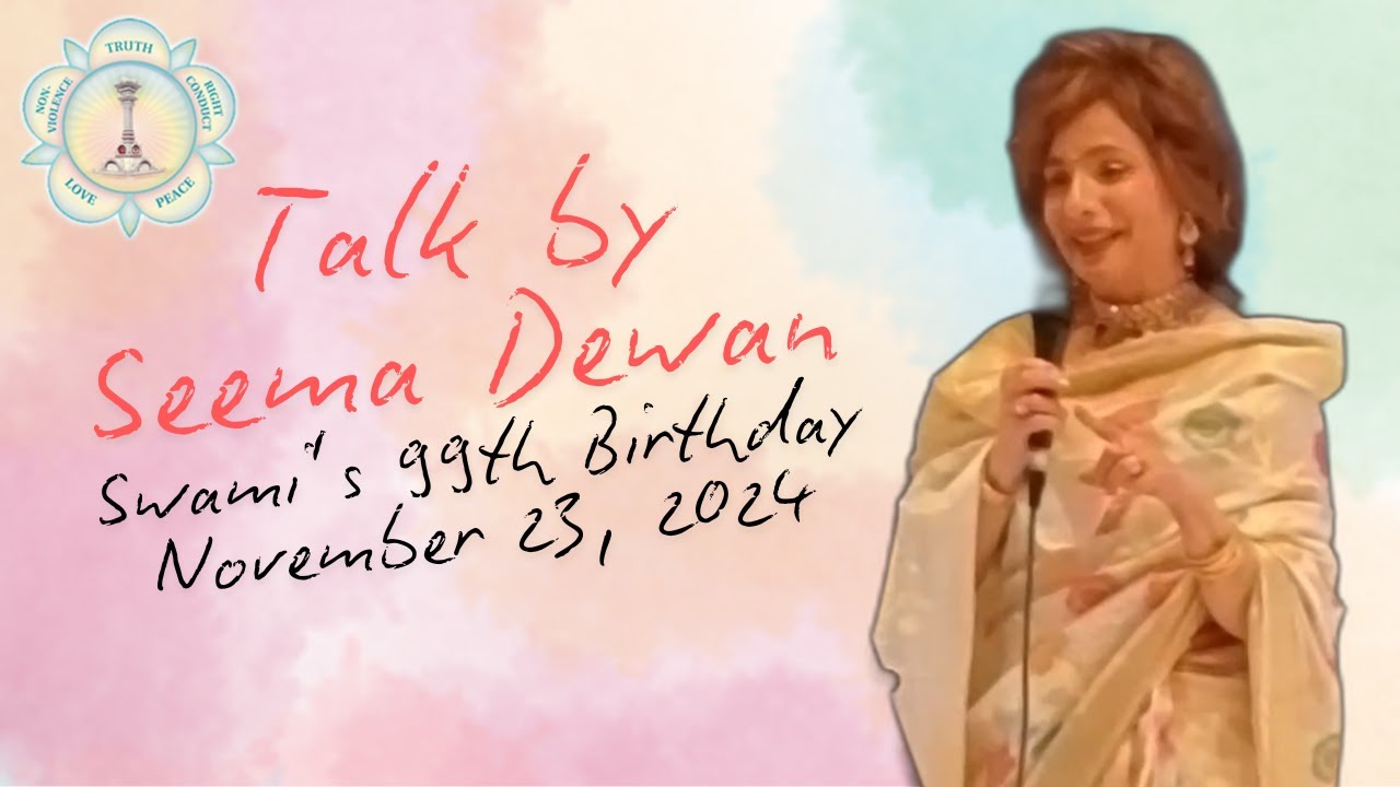Seema Dewan - 99th Birthday Talk - YouTube