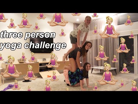 yoga challenge // three amigos