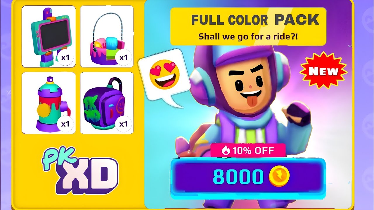 New Color 🎨 Outfit Pack In Pk Xd! 🤩🤯 || Pk Xd New Outfit Pack || Pk Xd ...