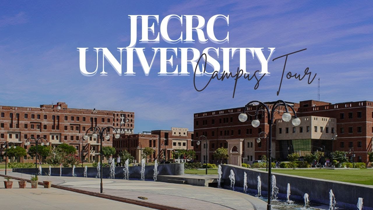 JECRC UNIVERSITY Campus Tour - YouTube