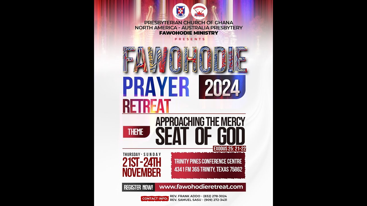 2024 Fawohodie Prayer Retreat Friday Morning Session With Evangelist Dr ...