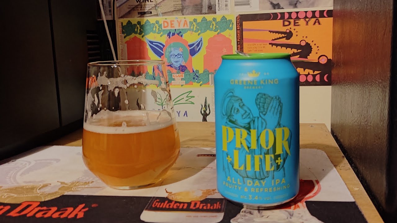 Greene King - Prior Life All Day IPA Beer Review - YouTube