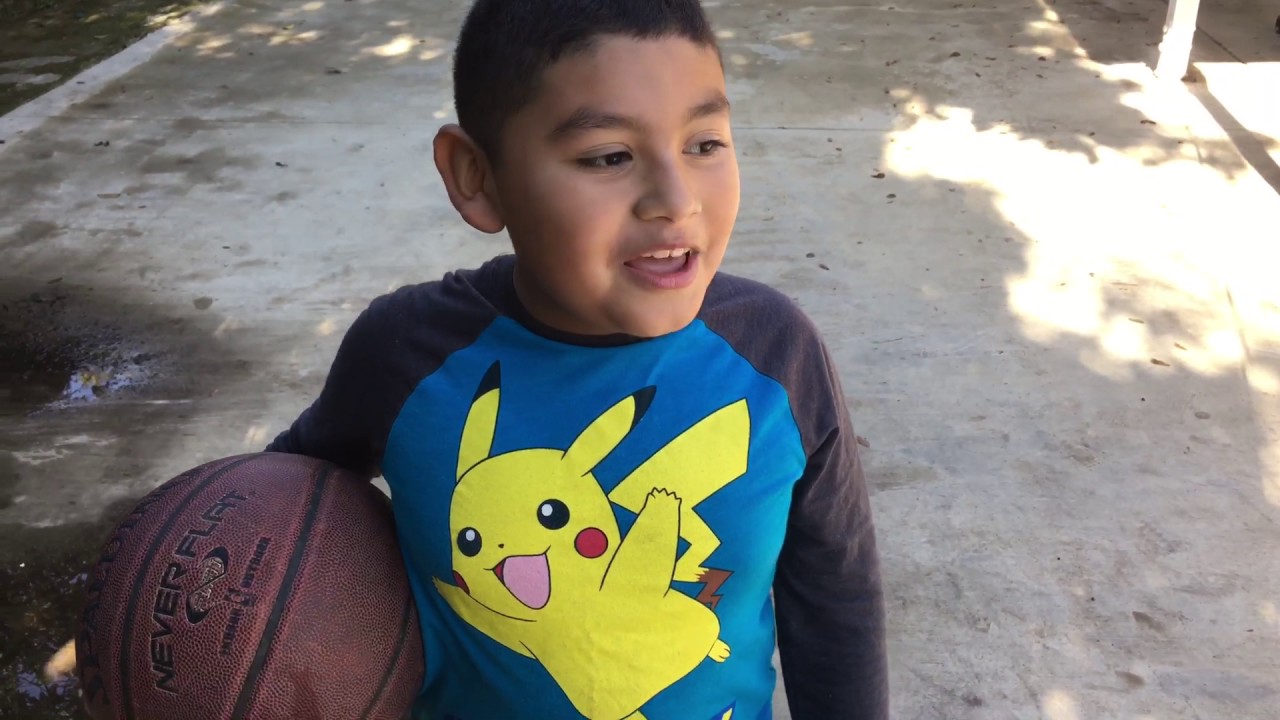 Basketball shooting with angel - YouTube