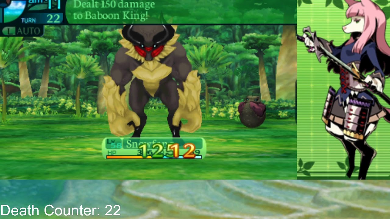 Etrian Odyssey 4 Bushi Solo: Baboon King - YouTube