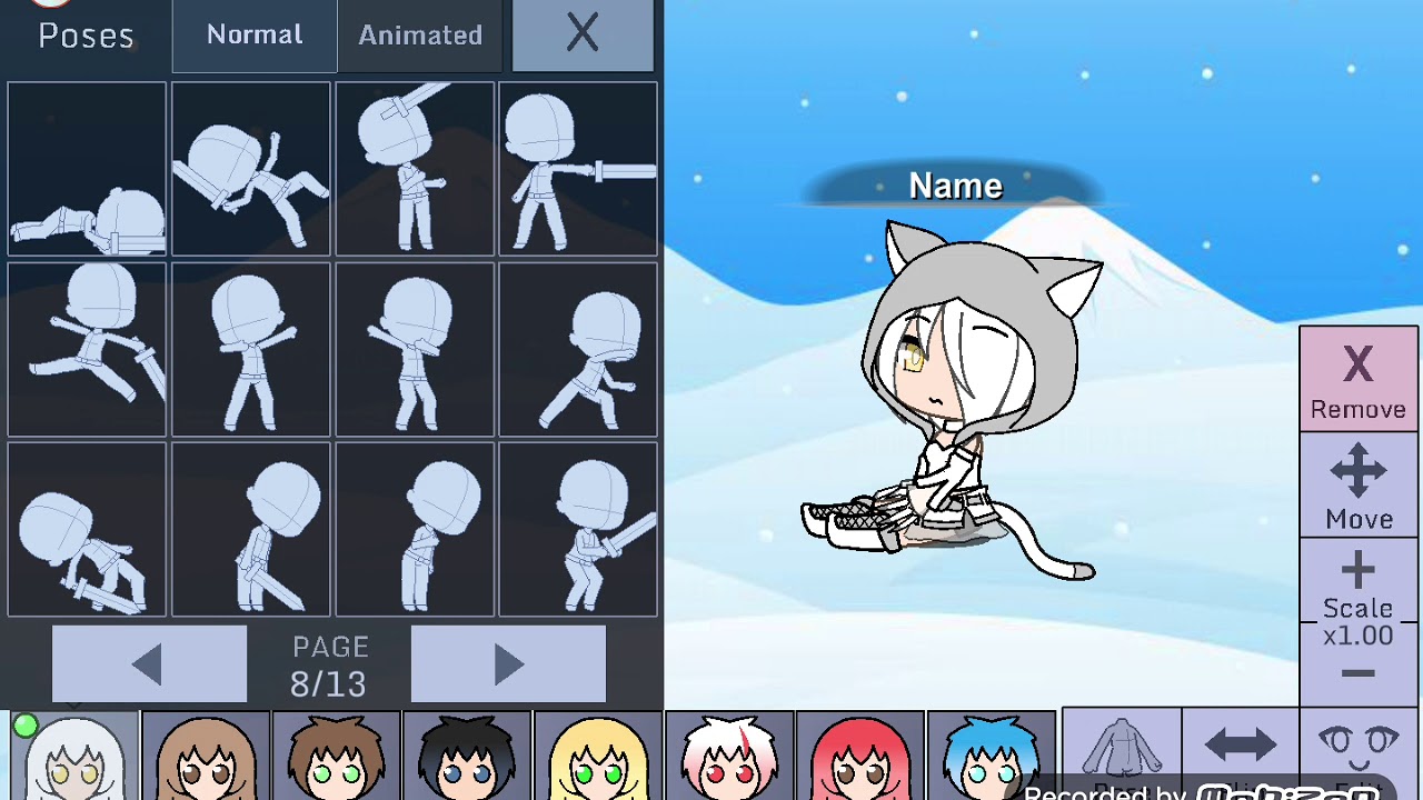 Making gacha characters using GACHAVERSE! - YouTube